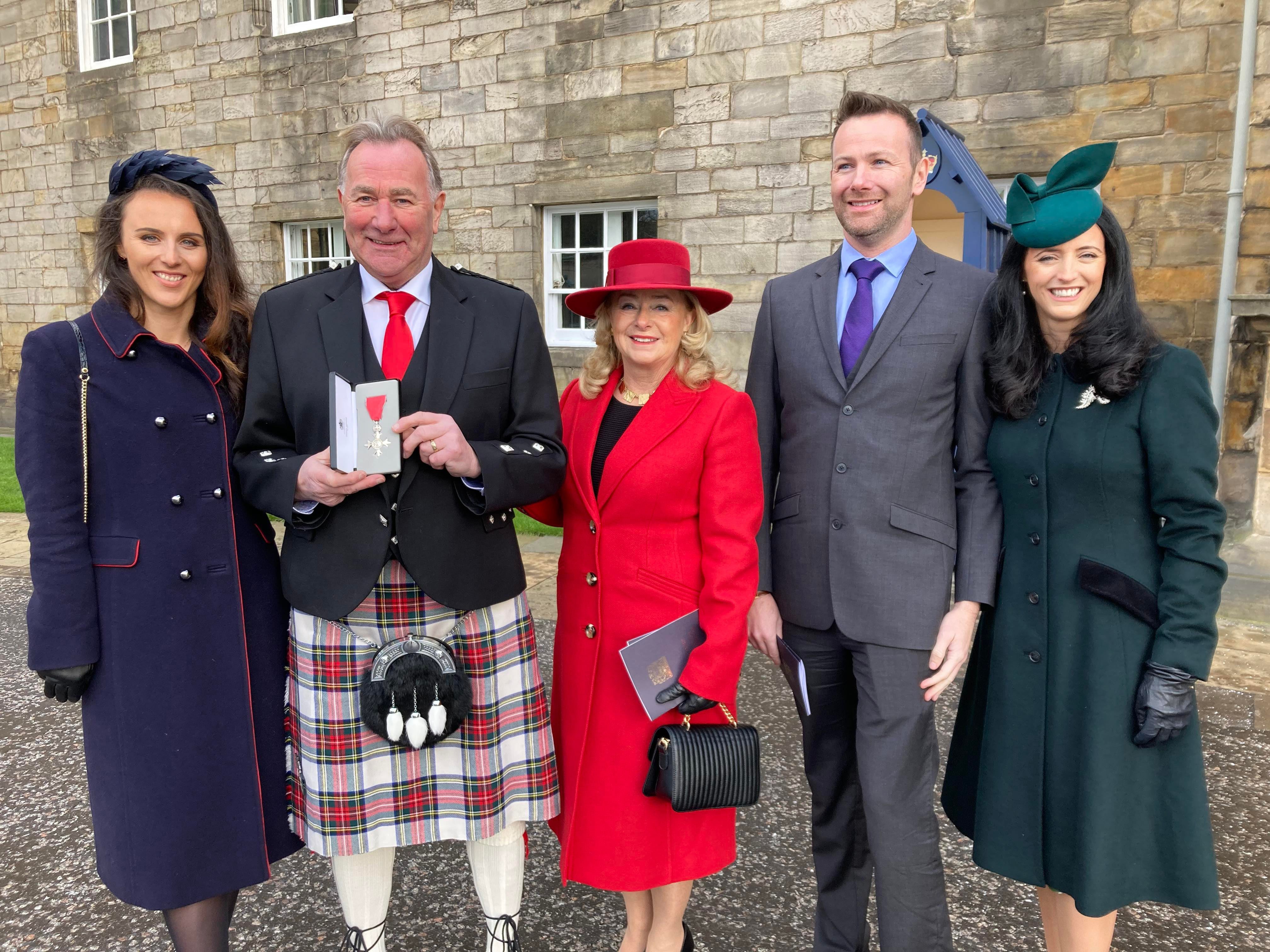 Congratulations to Alan Rough MBE! – Ella Bulloch Hats